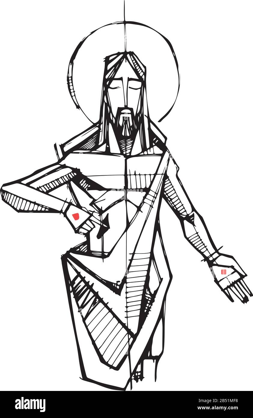 Jesus Heart Drawing at Ellen Rodriguez blog