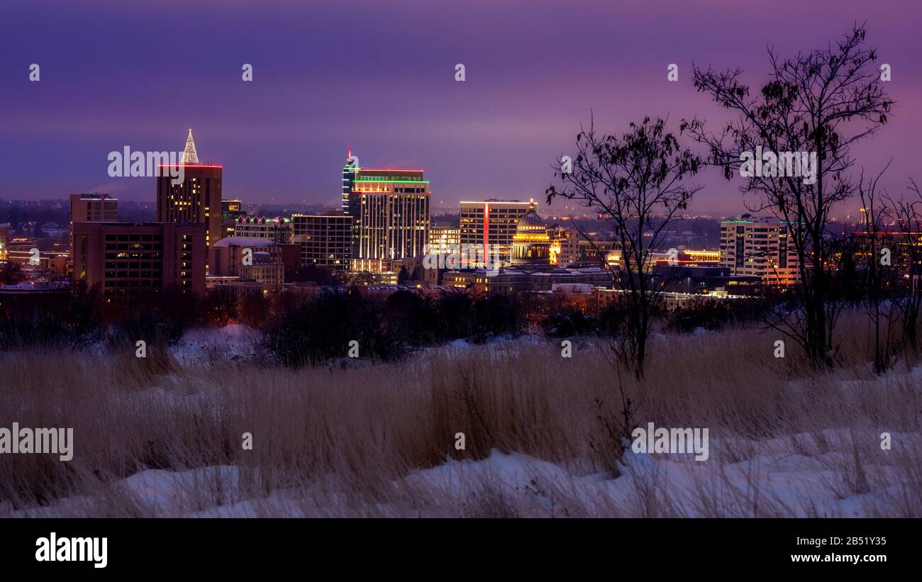 Skyline foothills in boise idaho hi-res stock photography and images ...