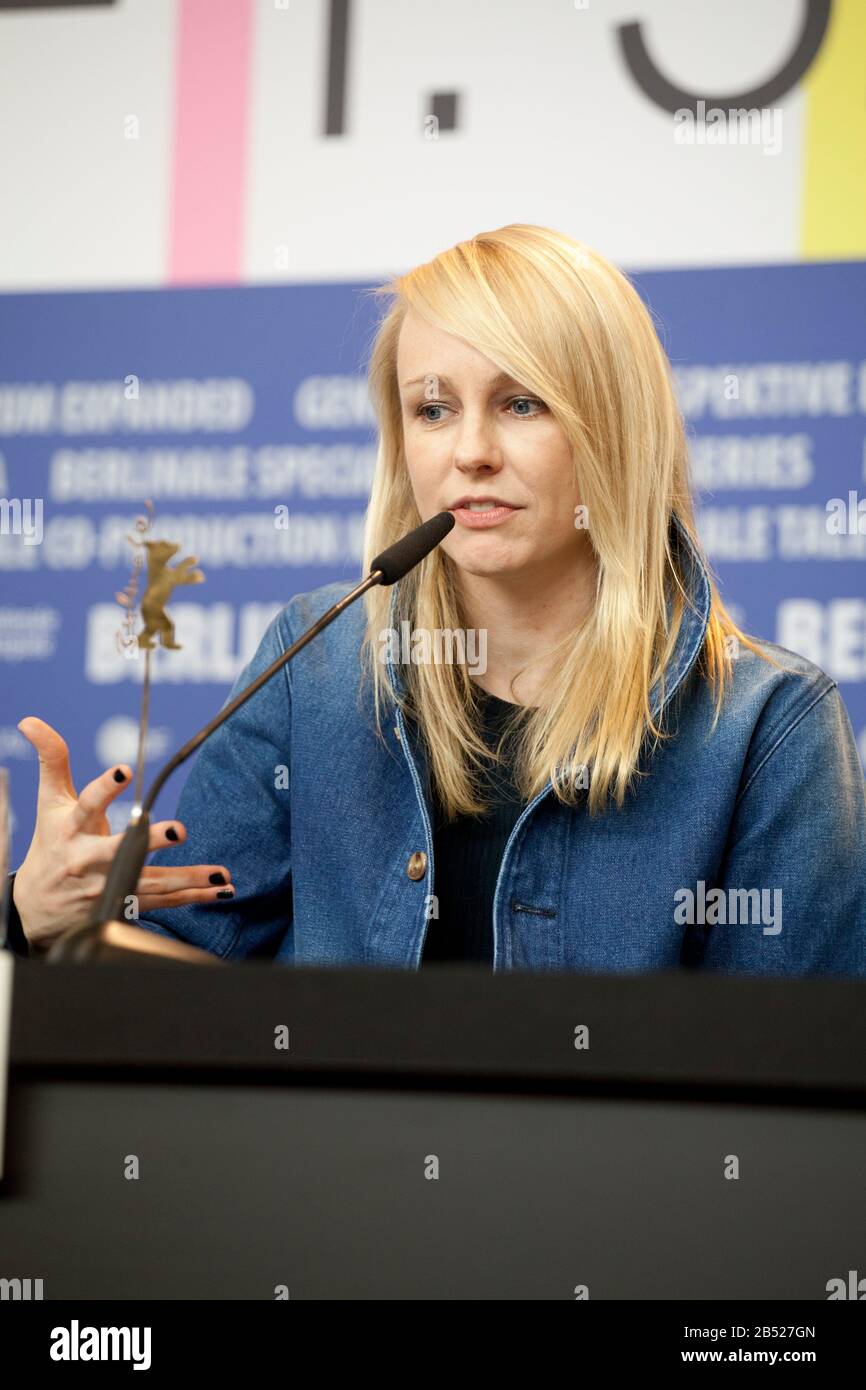 Director Kitty Green at the press conference for the film The Assistant ...