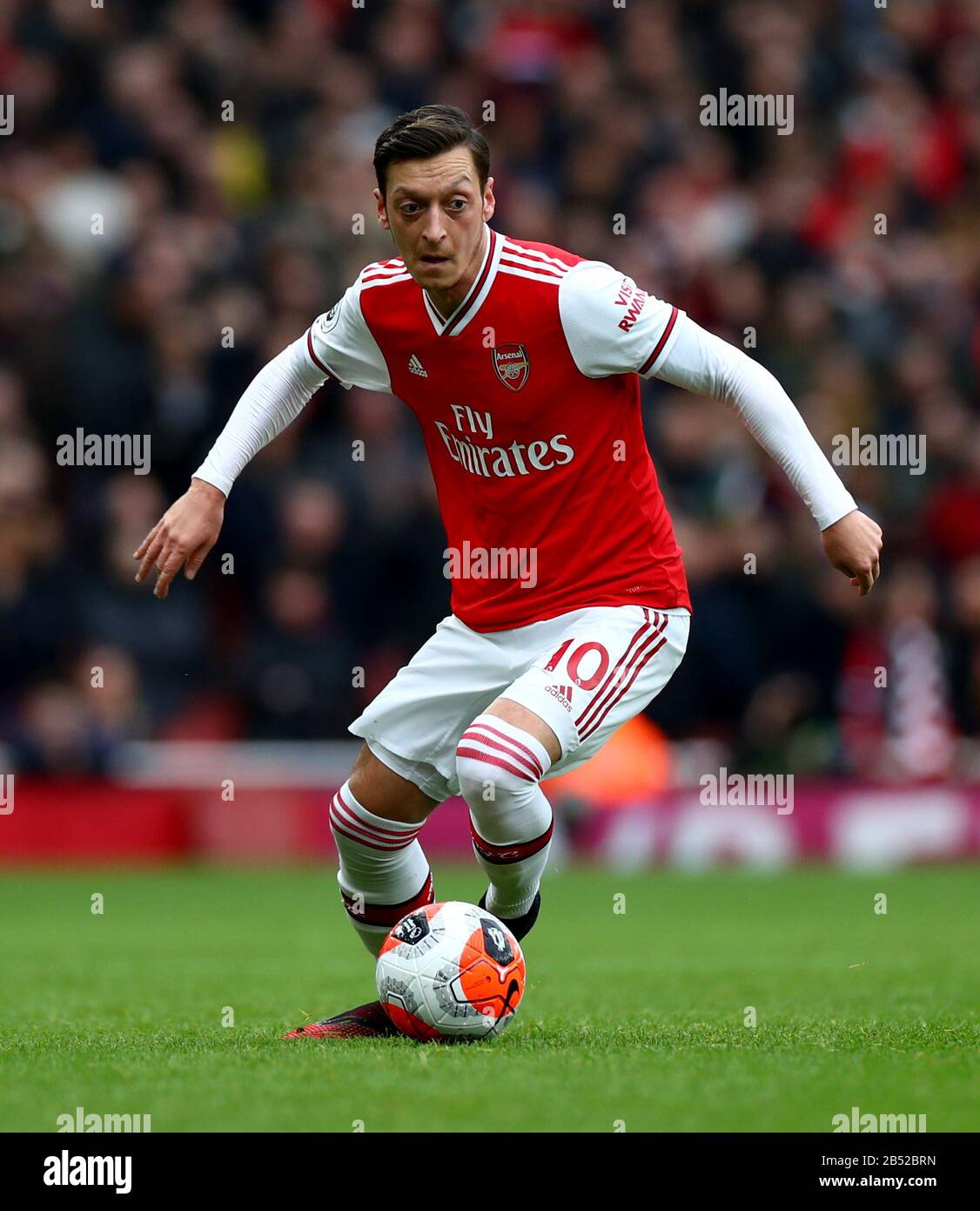 Arsenal’s Mesut Ozil in action during the Premier League match at the ...