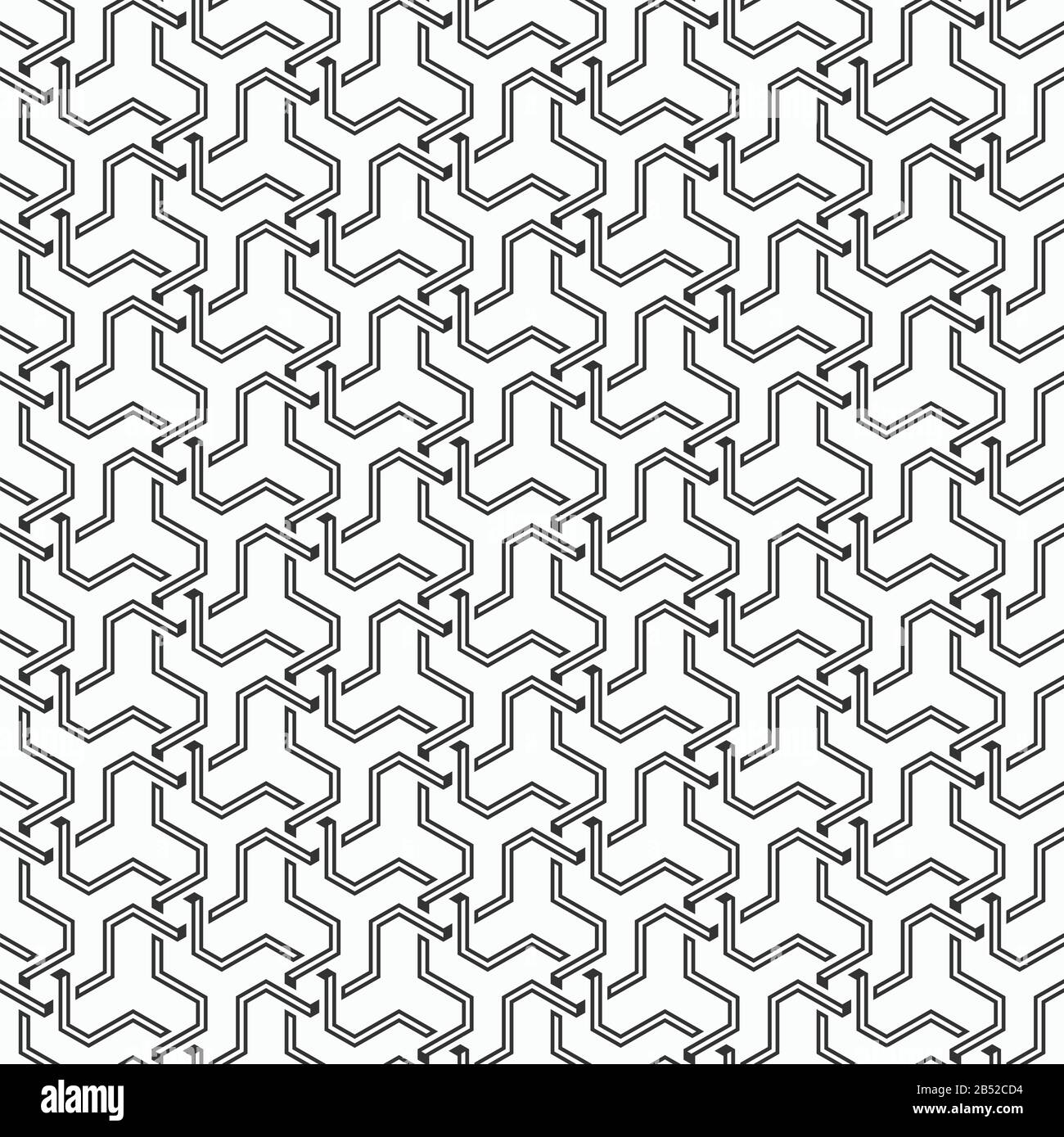 Abstract seamless pattern. Modern stylish texture. Geometric tiles with ...