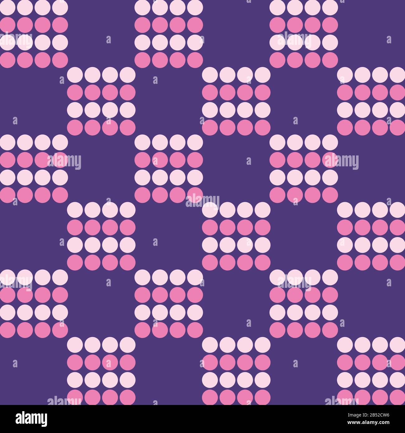 Pink And Purple Polka Dot Wallpaper