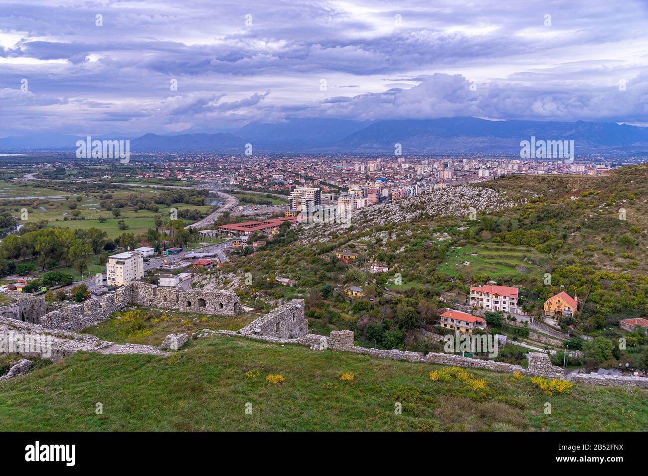 The ruins of Rozafa Castle in Shkoder, Albania Stock Photo - Alamy