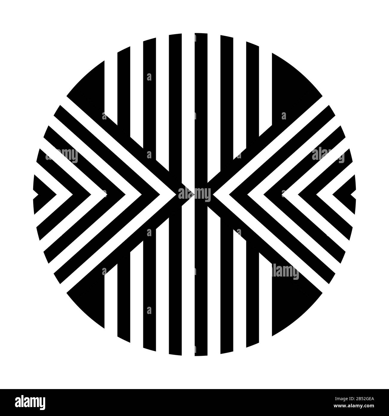 Ethnic african tribal round vector linear art Stock Vector Image & Art ...