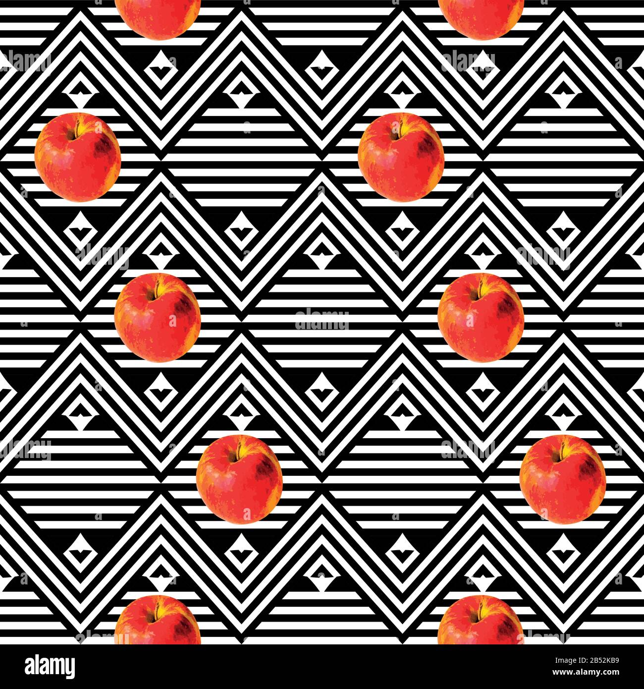 Indian apples Stock Vector Images - Alamy