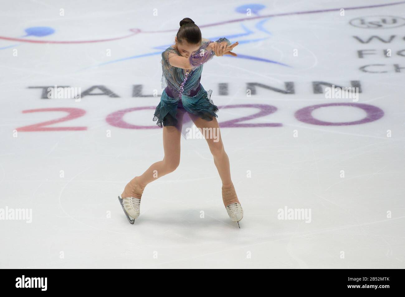 Kamila VALIEVA from Russia, during Ladies Free program at the ISU World Junior Figure Skating ...