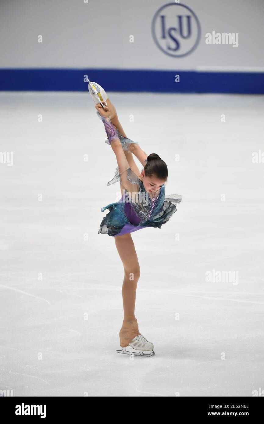 Kamila VALIEVA from Russia, during Ladies Free program at the ISU World Junior Figure Skating ...