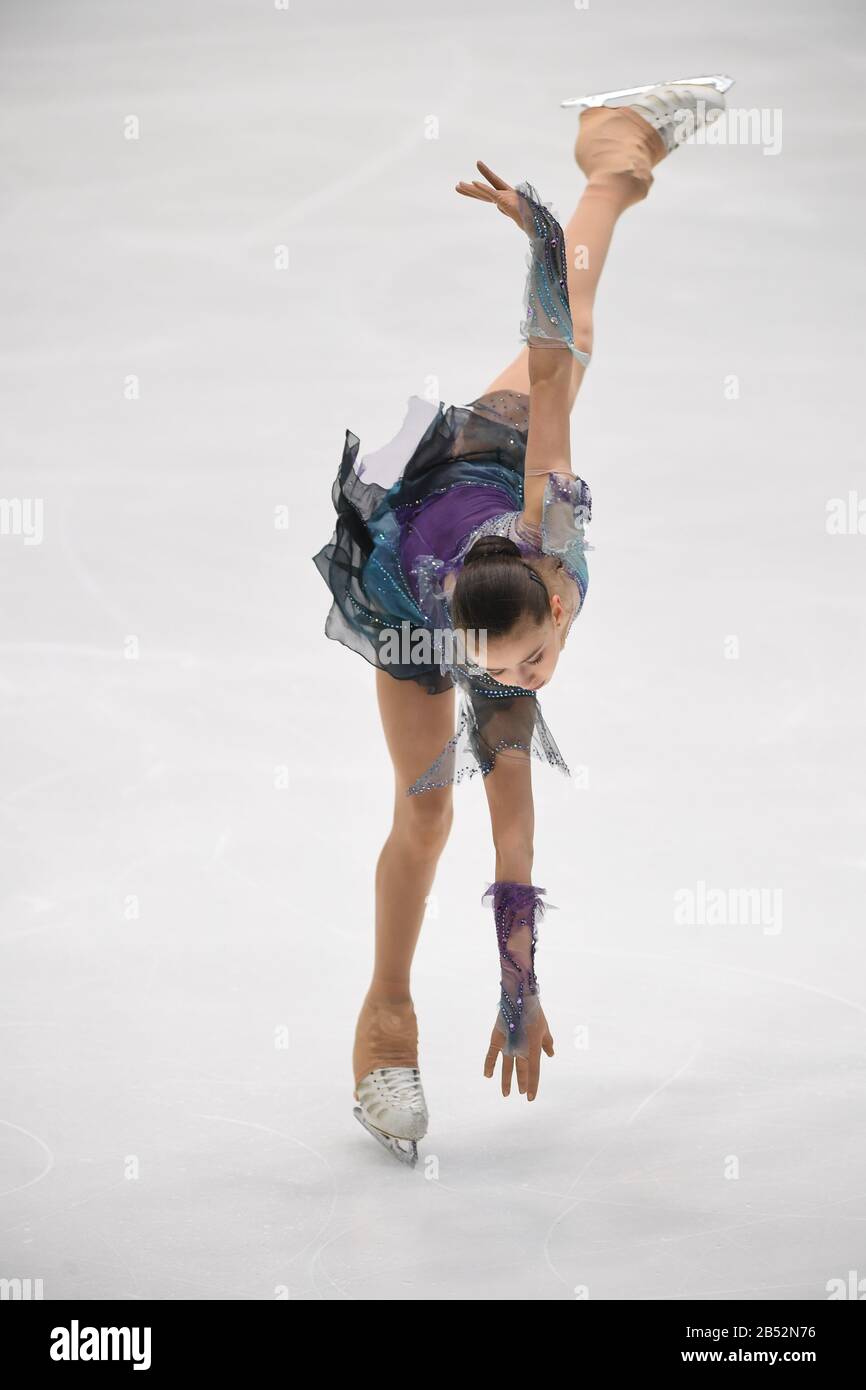 Kamila VALIEVA from Russia, during Ladies Free program at the ISU World Junior Figure Skating ...