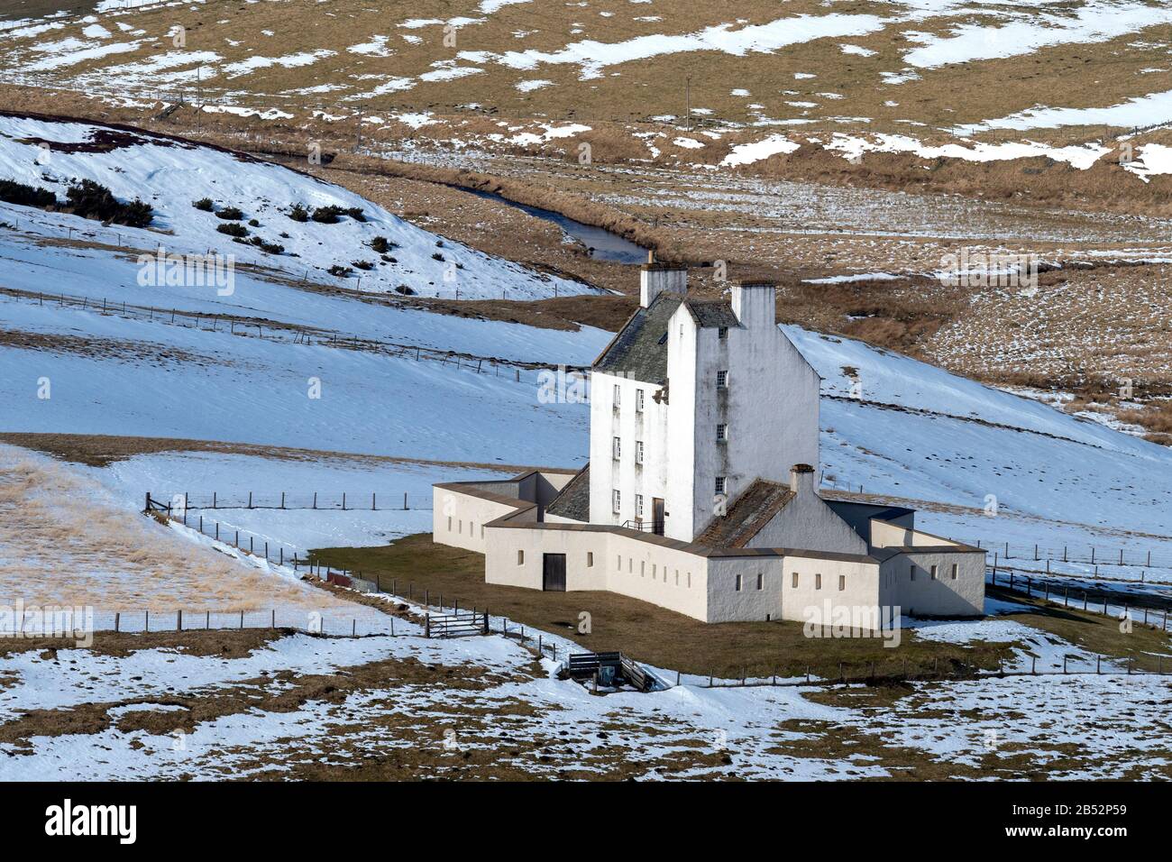 Corgarff castle snow hi-res stock photography and images - Alamy