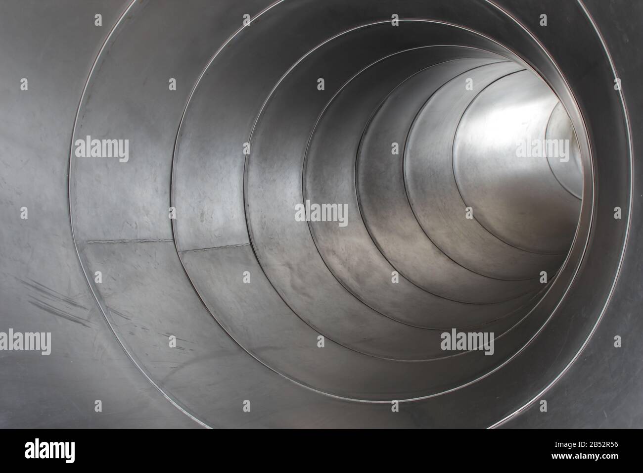 Stainless steel sliding tube Stock Photo - Alamy