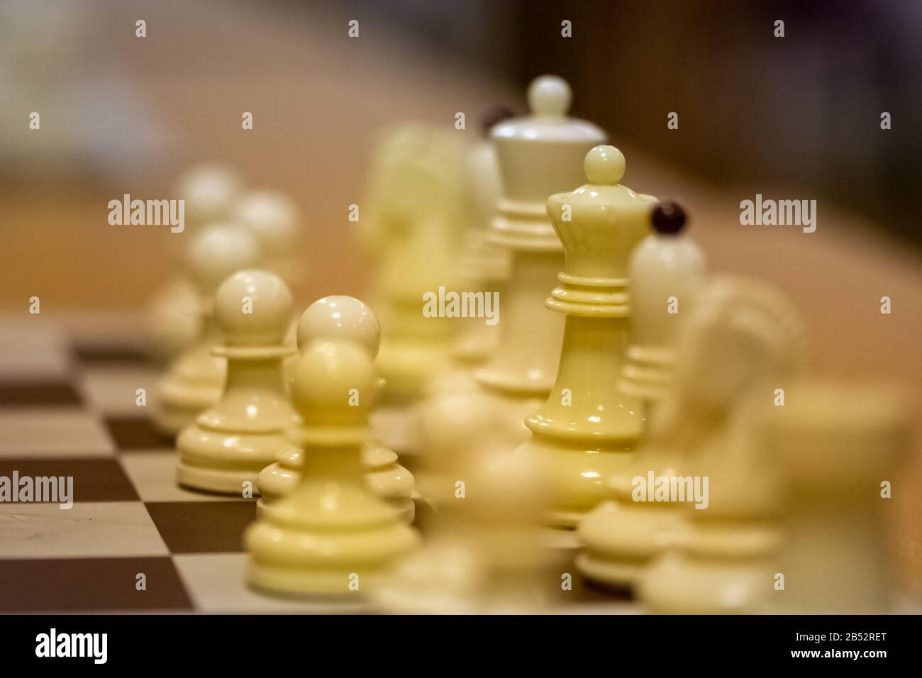 Chess board one side hi-res stock photography and images - Alamy