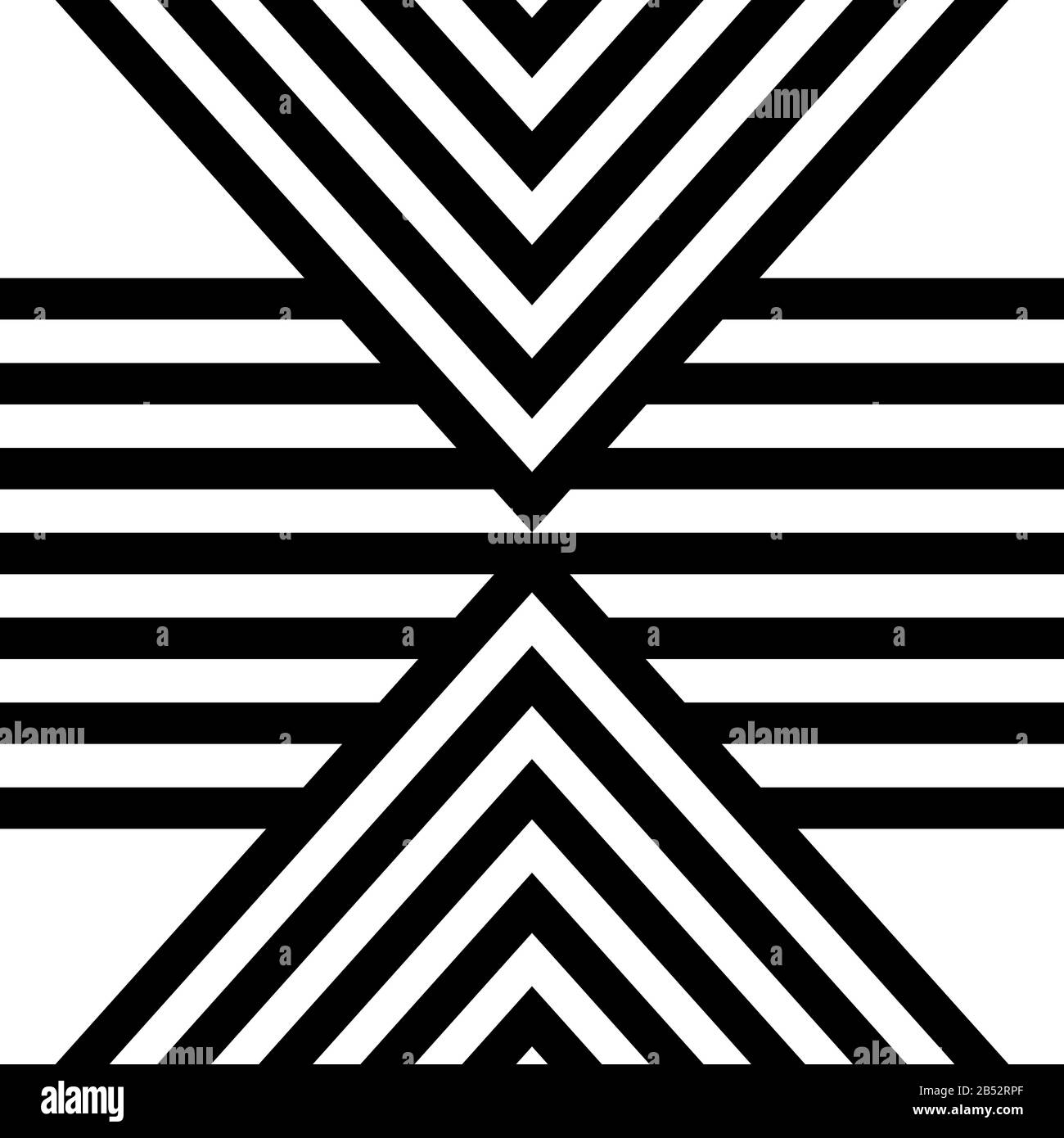 Ethnic african linear art seamless vector texture Stock Vector Image ...