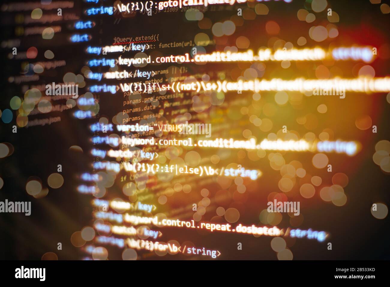 Command prompt code hi-res stock photography and images - Alamy