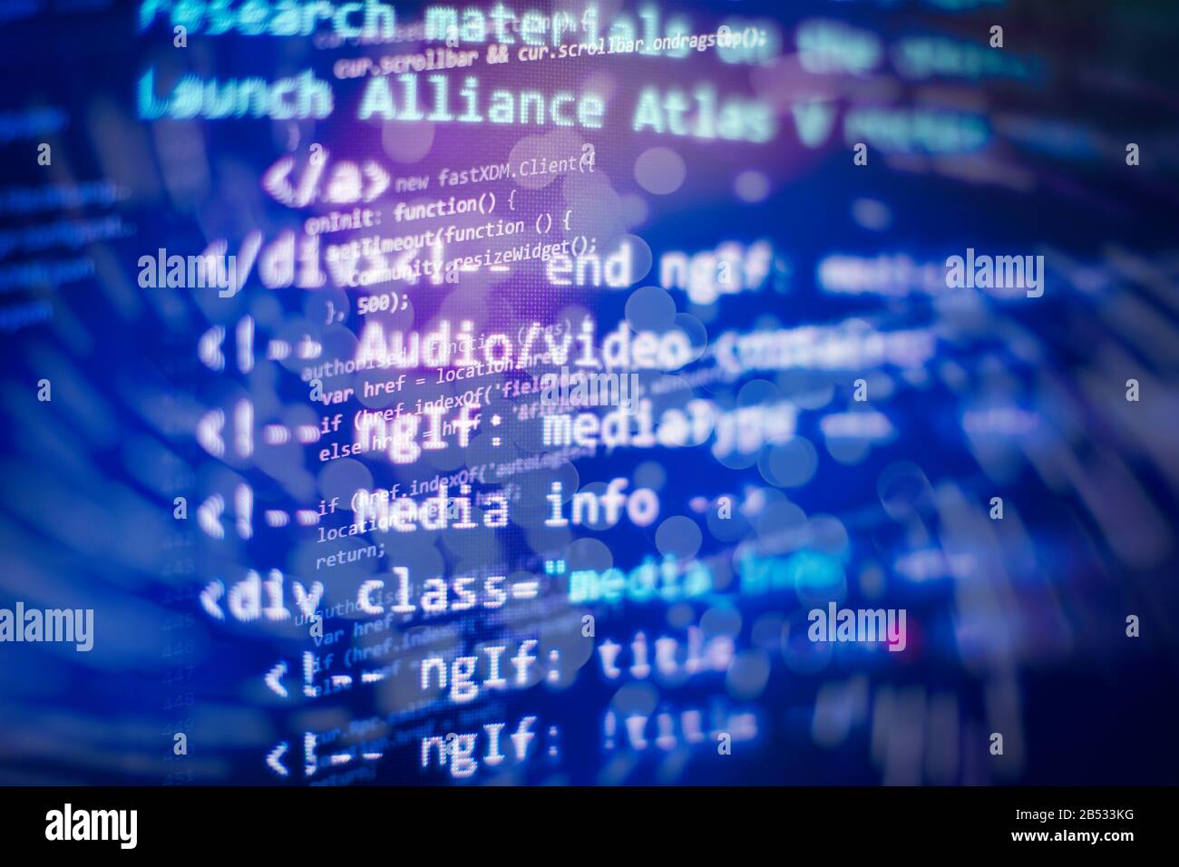 Future technology creation process. Coding script text on screen. Notebook closeup photo Stock ...