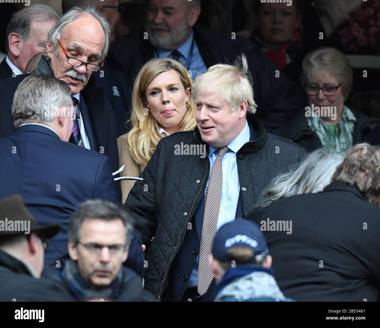 London, UK. 07th Mar, 2020. Britain's Prime Minister Boris Johnson with ...