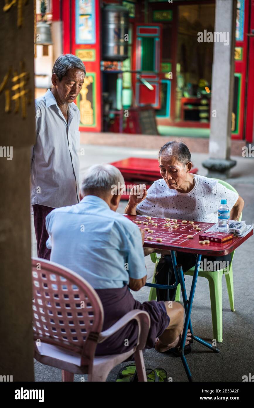 Chinatown, Yangon, Myanmar, Asia Stock Photo - Alamy