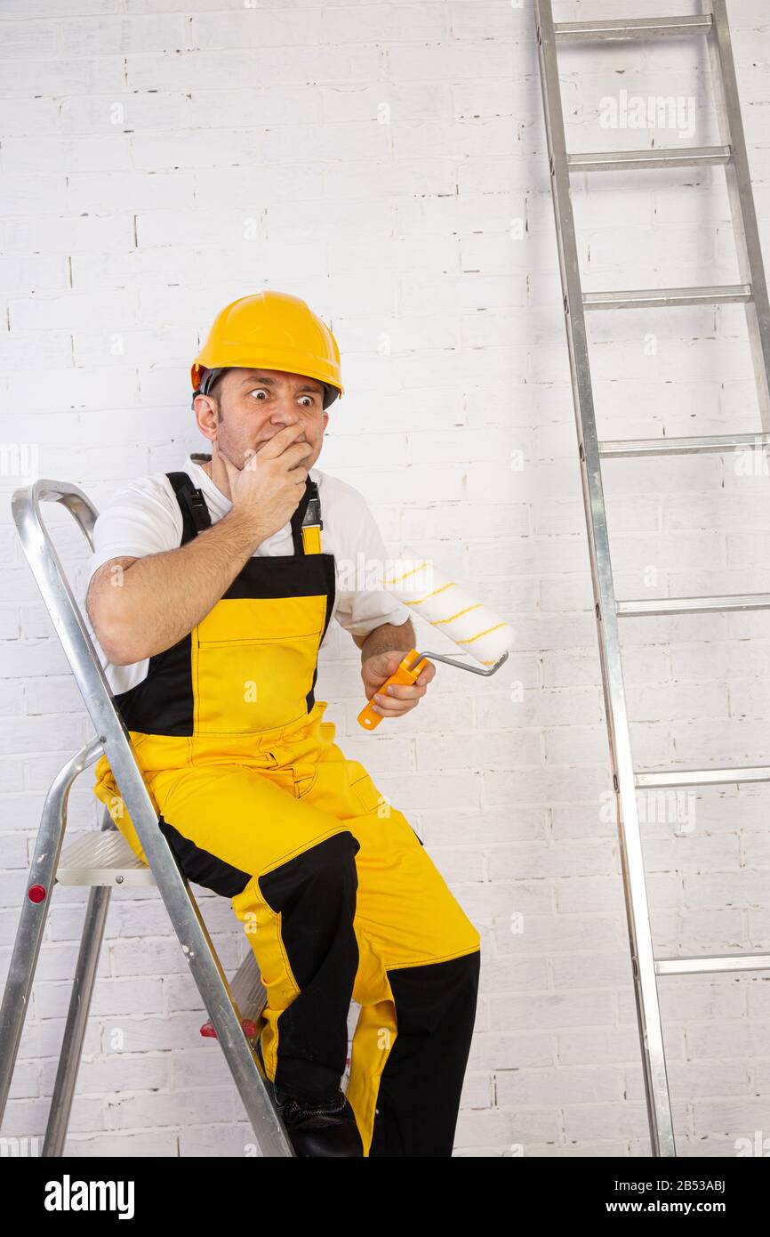A big problem to solve during painting. Despite physical work, thinking ... A big problem to solve during painting. Despite physical work, thinking ...