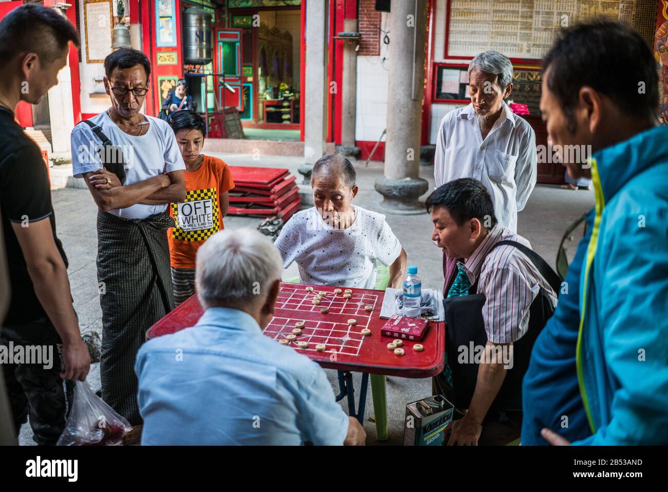 Chinatown, Yangon, Myanmar, Asia Stock Photo - Alamy