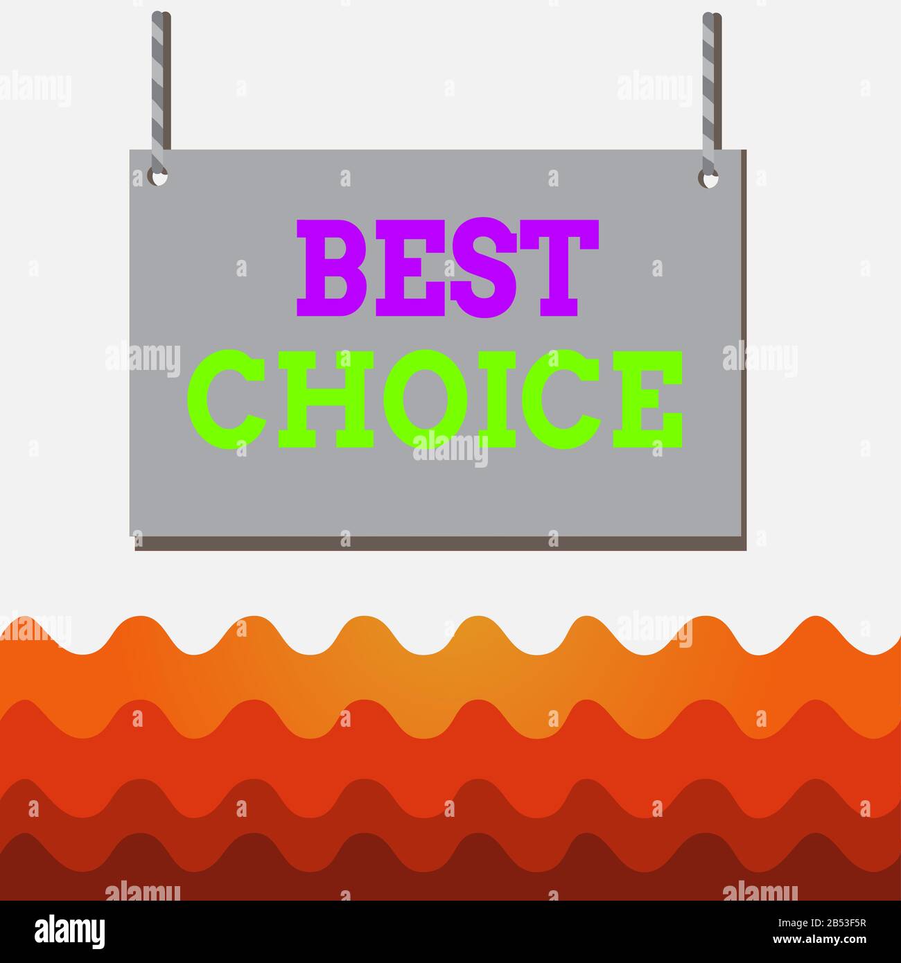 Conceptual hand writing showing Best Choice. Concept meaning of the ...