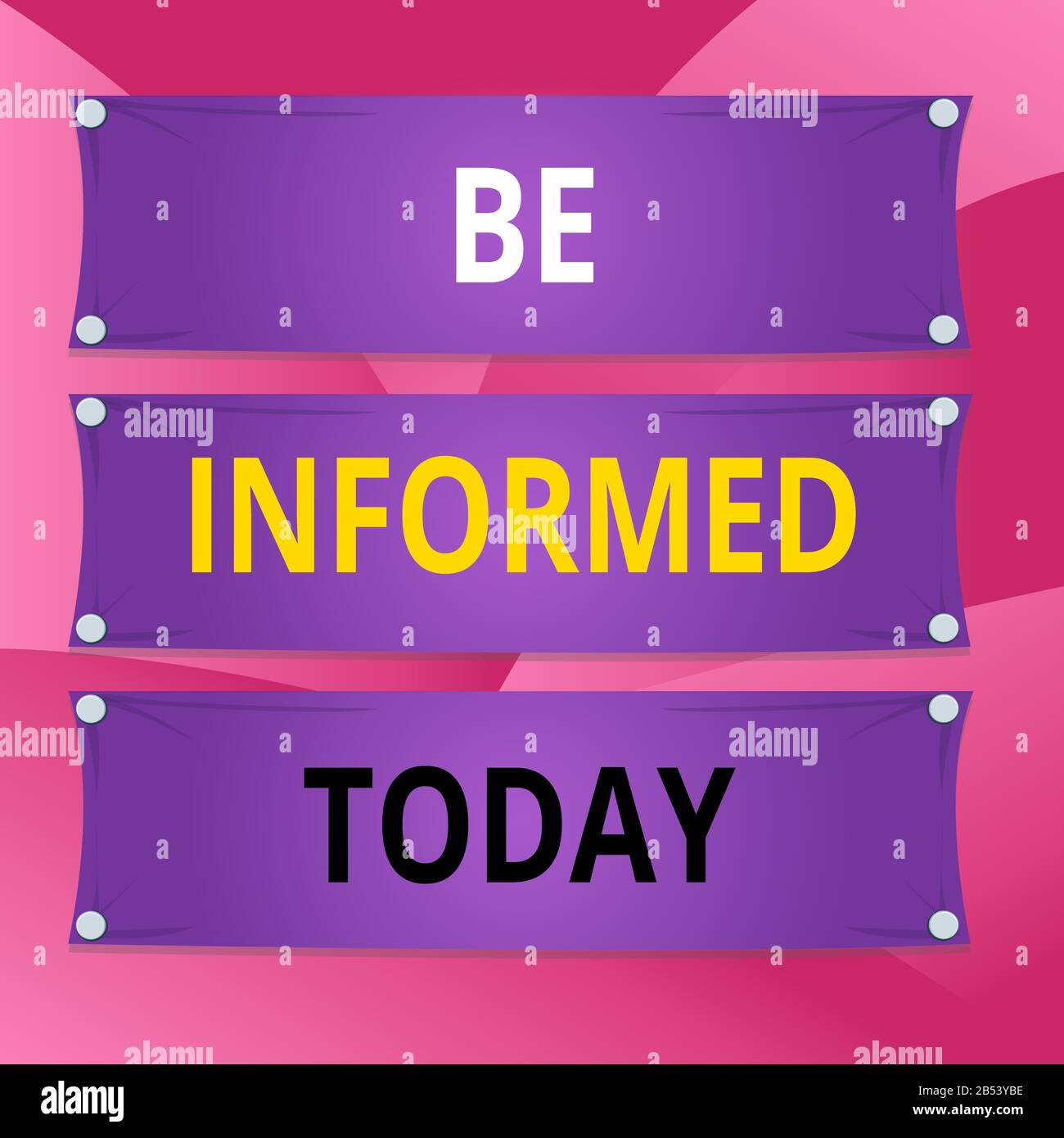 Handwriting text writing Be Informed. Conceptual photo having or ...