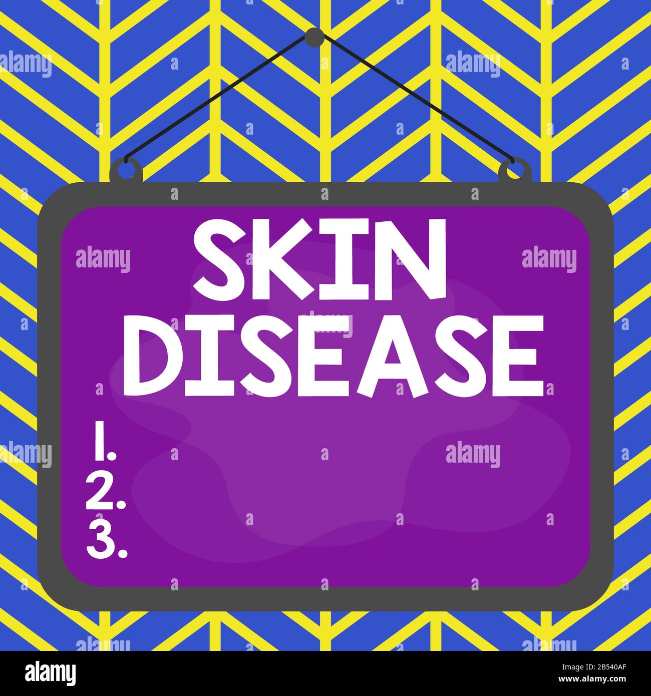 Handwriting text Skin Disease. Conceptual photo any of the diseases or ...