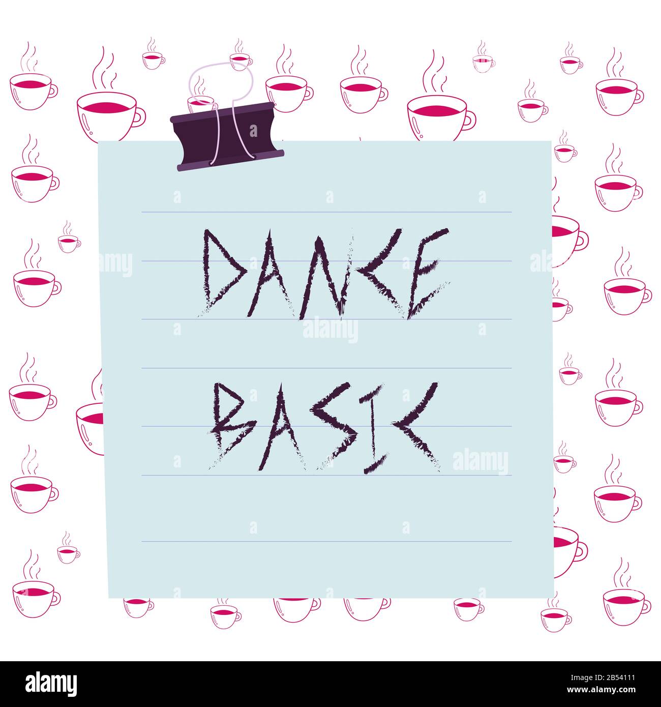 Writing note showing Dance Basic. Business concept for activity that ...