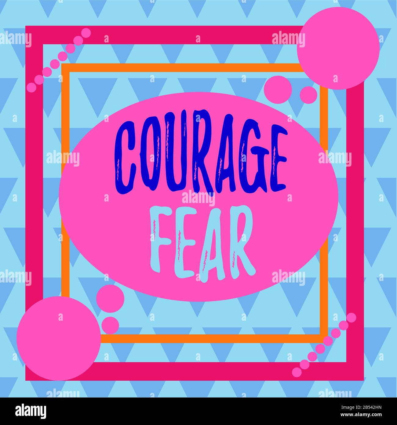 Conquering fear conceptual hi-res stock photography and images - Alamy