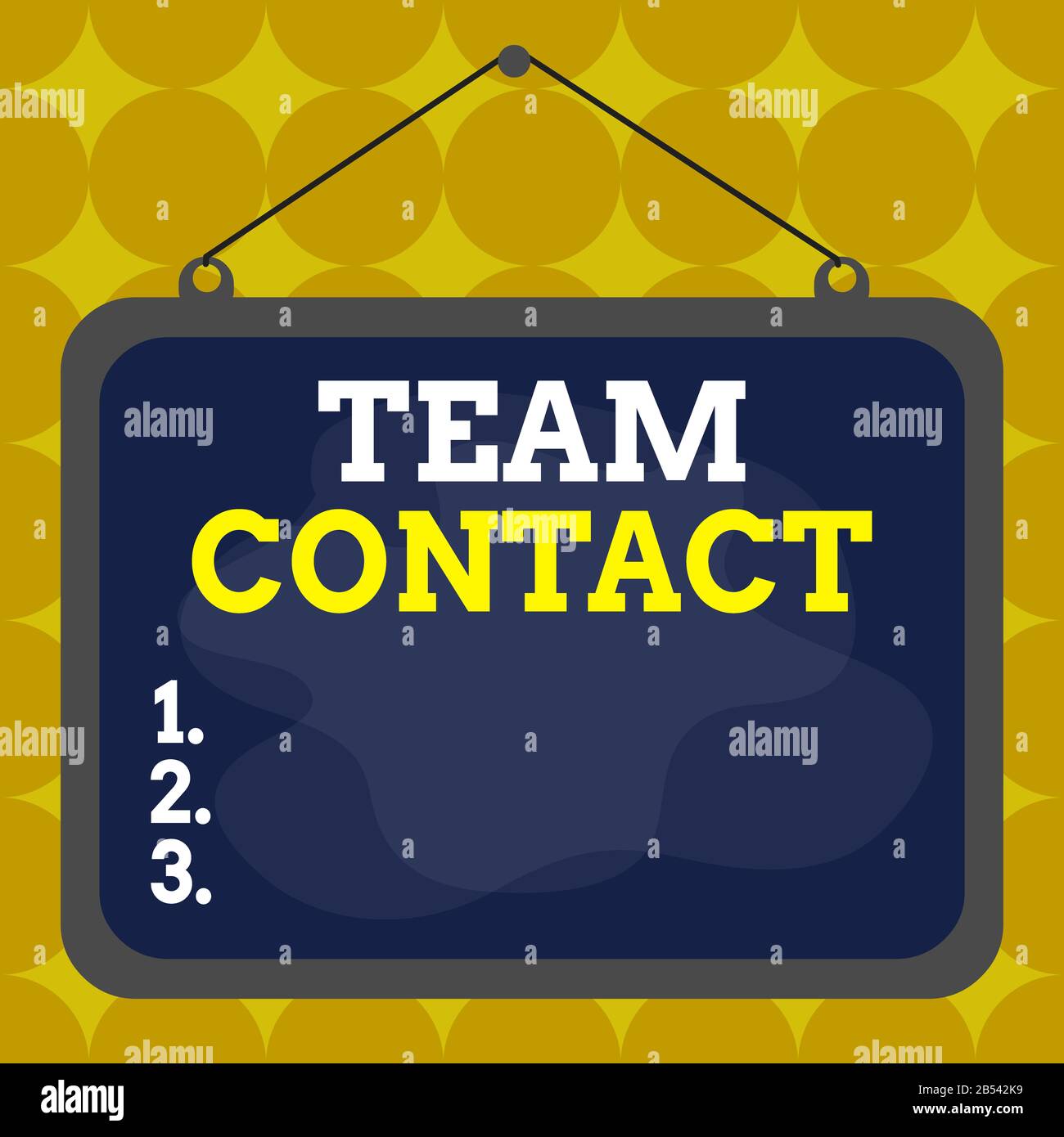 Writing note showing Team Contact. Business concept for The interaction ...