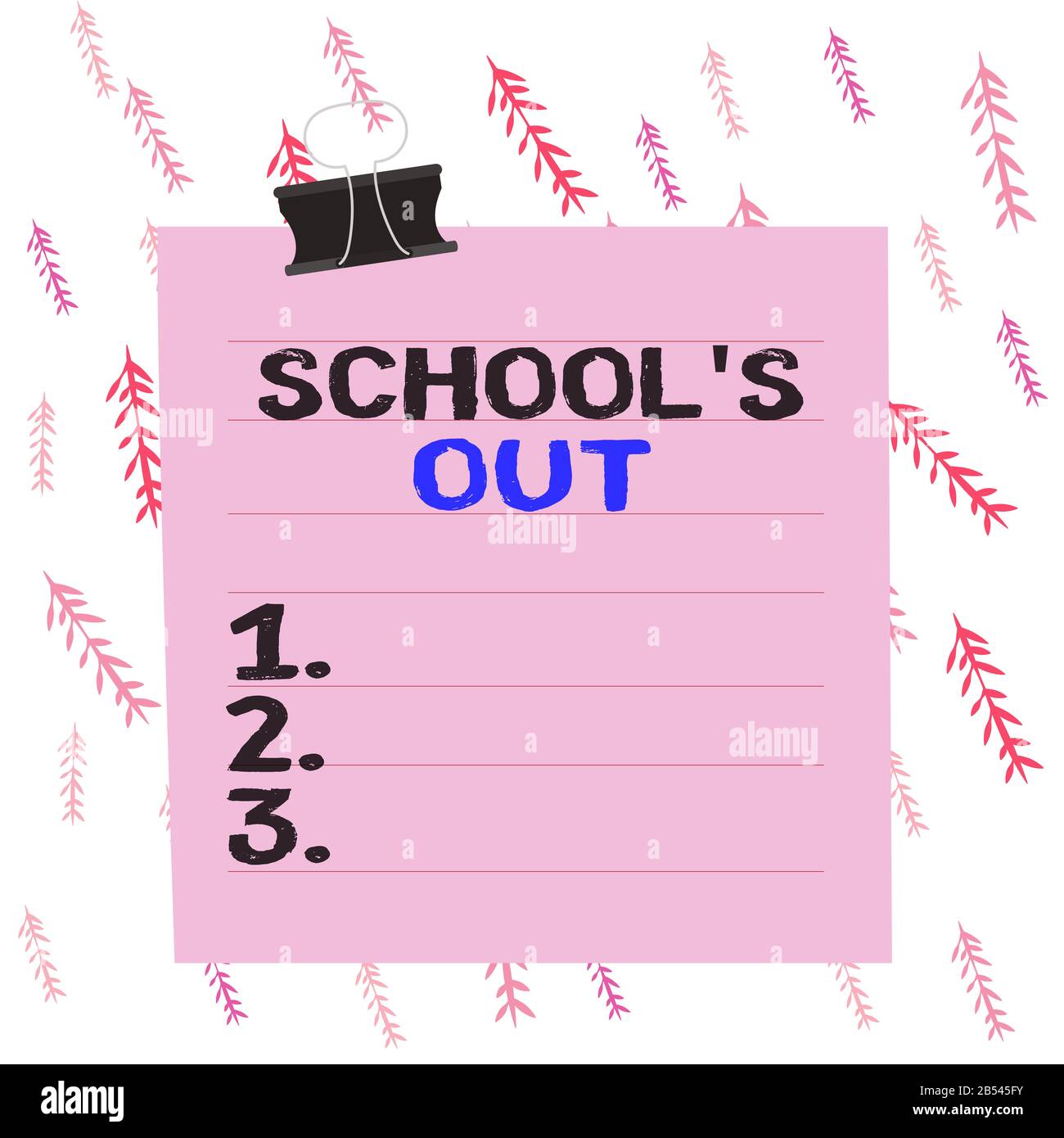 End of classes Cut Out Stock Images & Pictures - Alamy