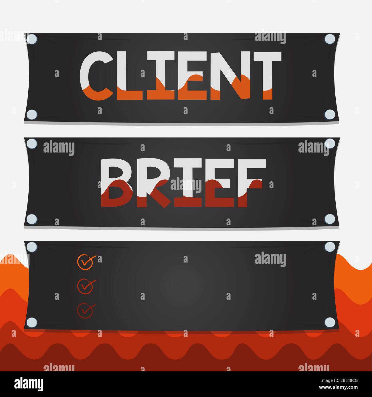Conceptual hand writing showing Client Brief. Concept meaning ...