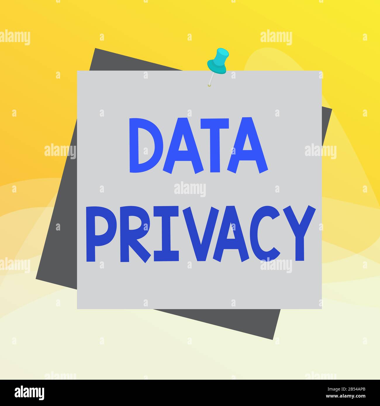 Writing note showing Data Privacy. Business concept for protection of ...