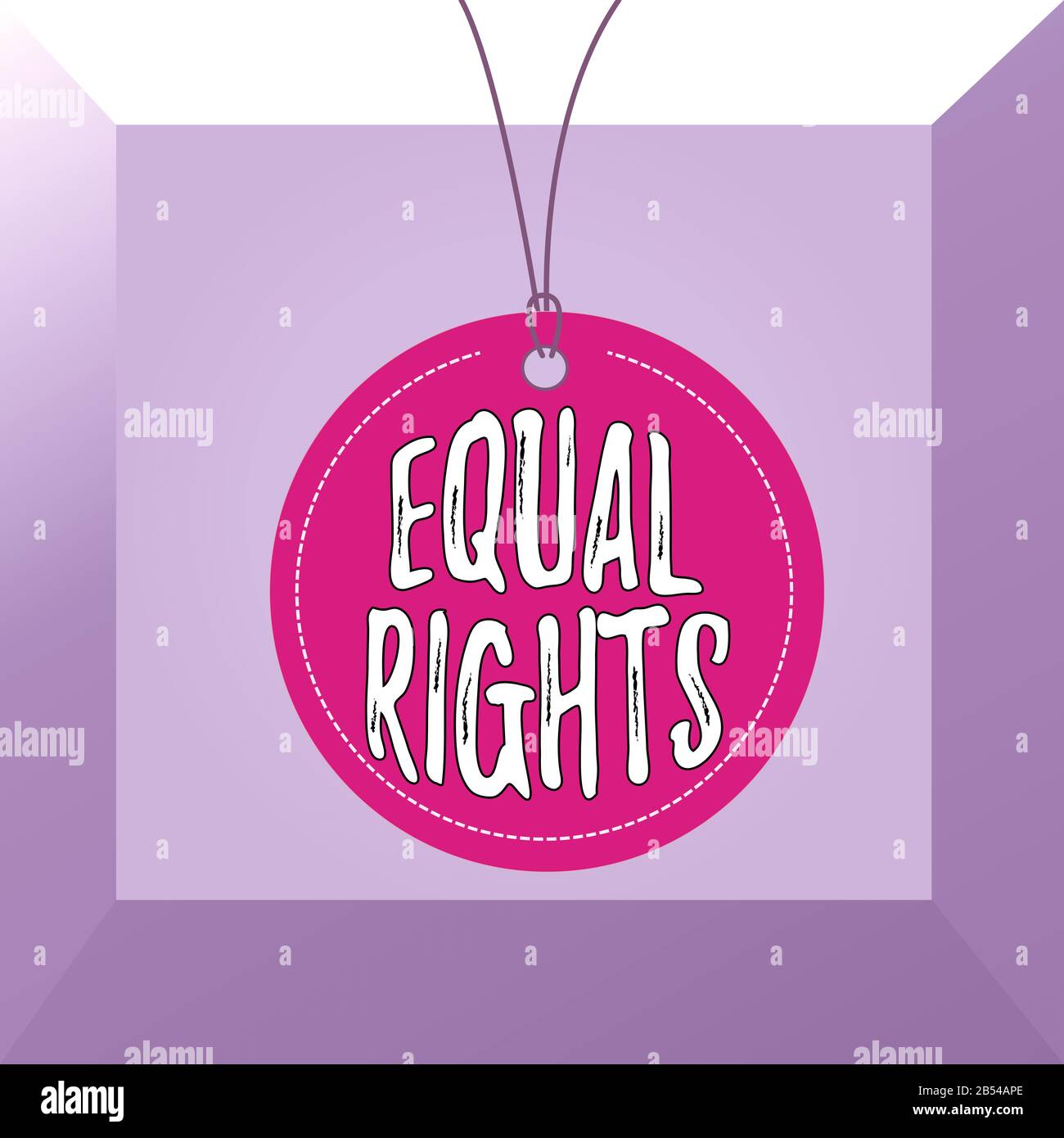 Conceptual hand writing showing Equal Rights. Concept meaning Equality ...