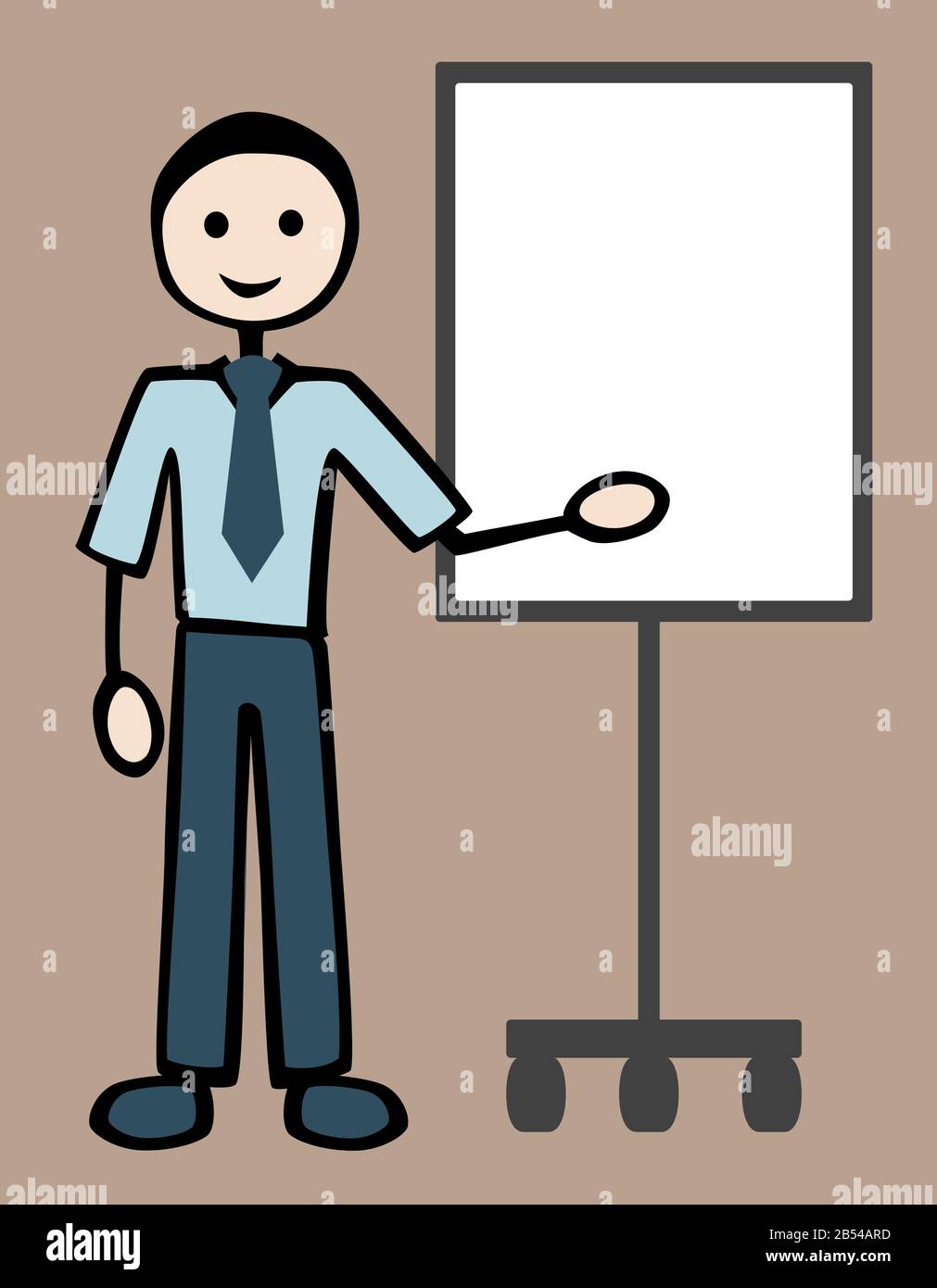 Blank Flip Chart Stock Vector Images - Alamy