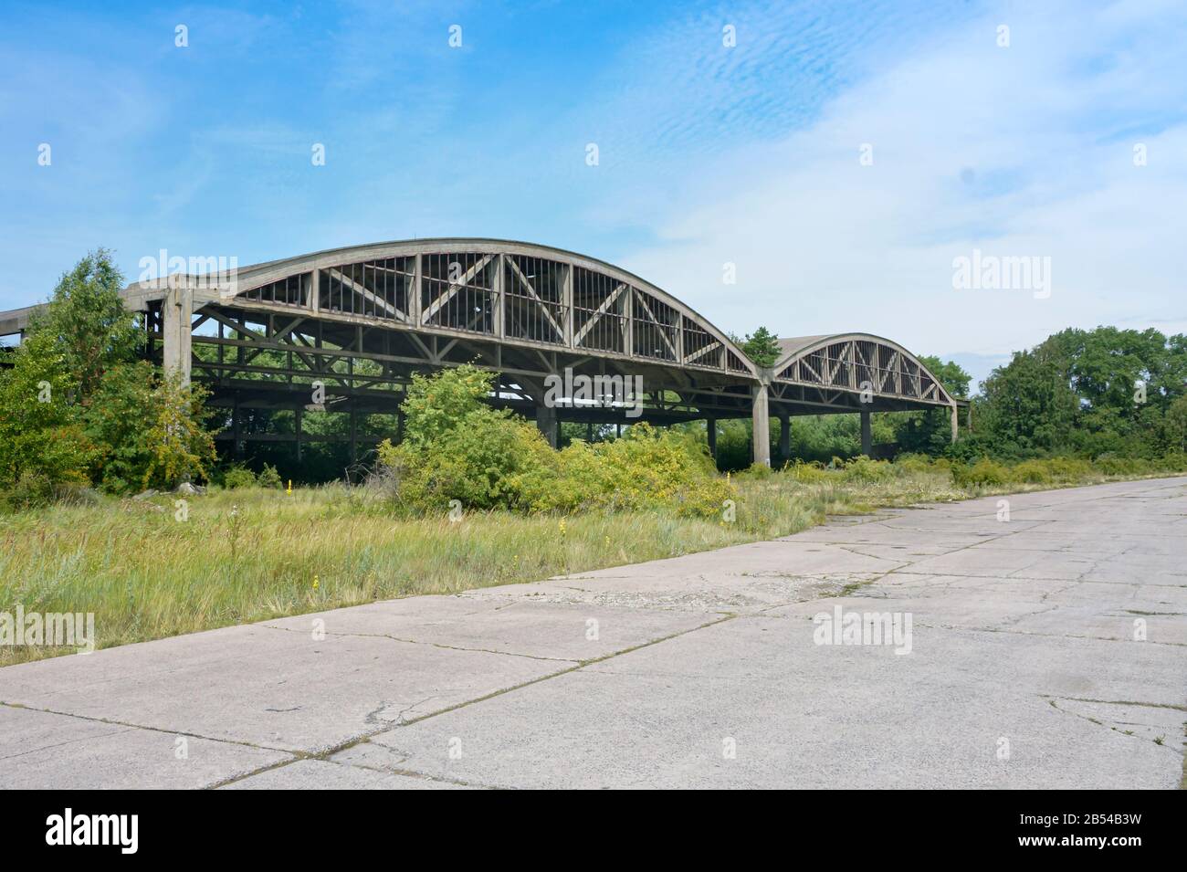 anti-submarine aircraft squadron hangars, Neutif Airfield-former German ...