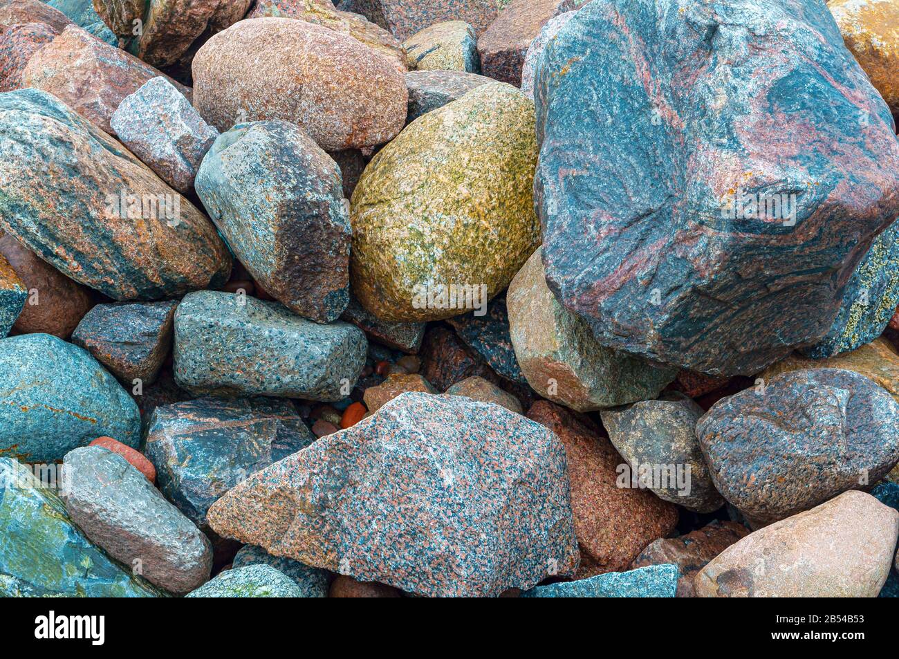 large sea stones, texture of stones Stock Photo - Alamy