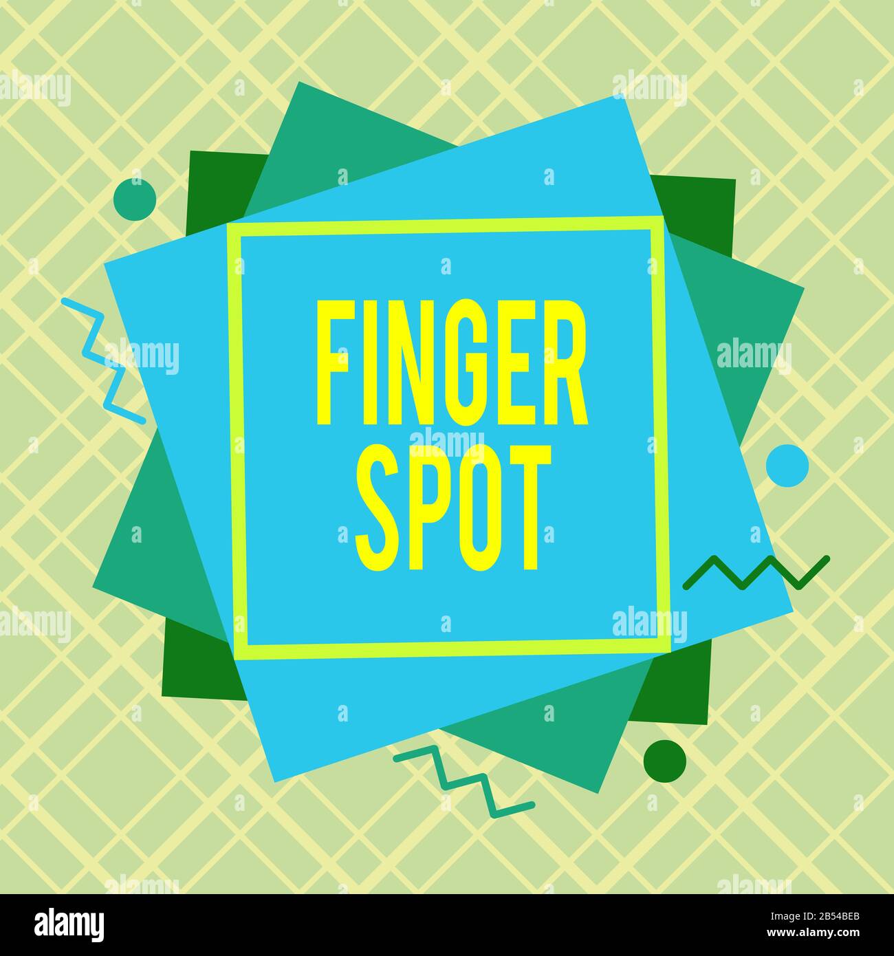 Handwriting text writing Finger Spot. Conceptual photo Small ...