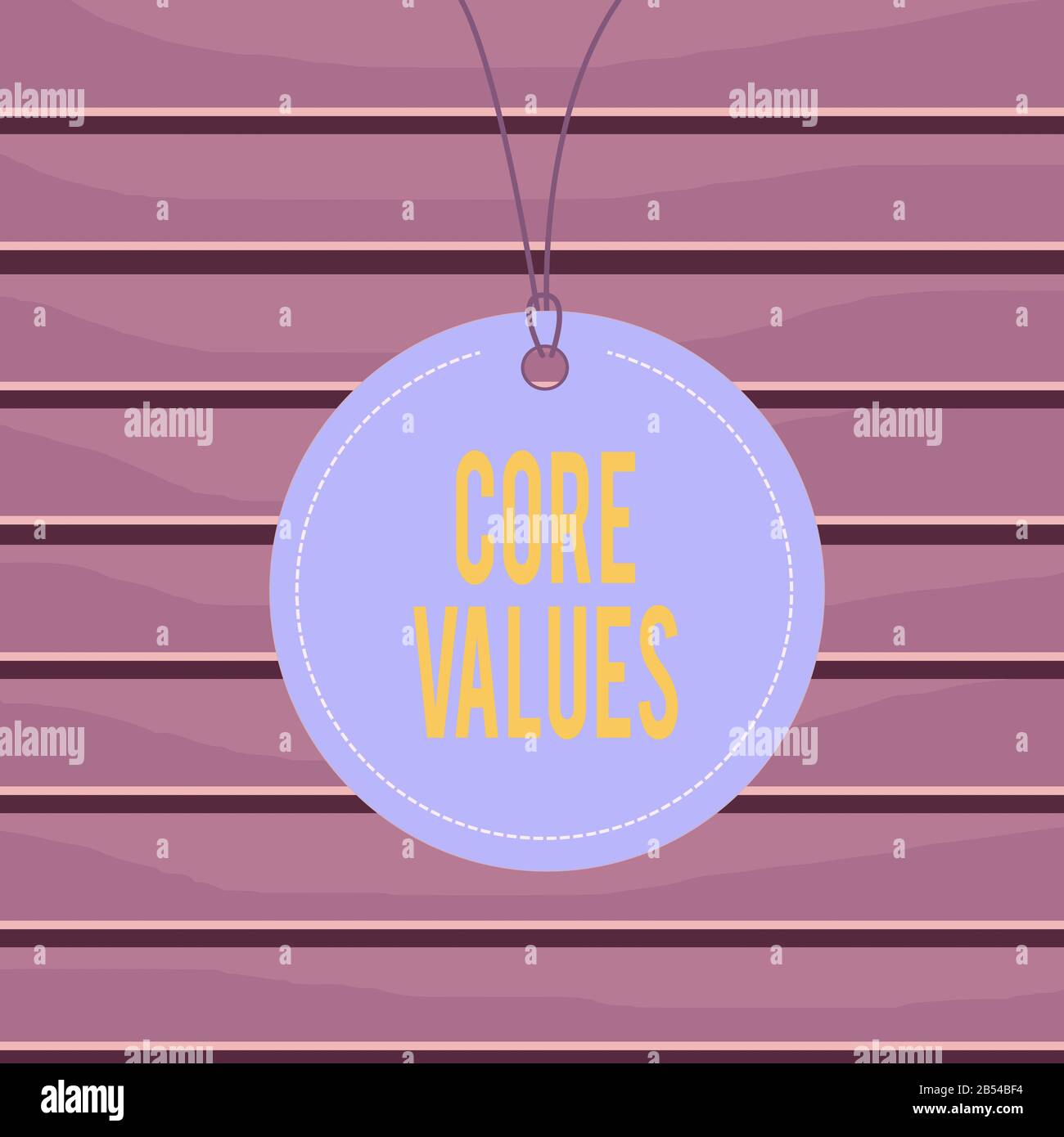 Conceptual hand writing showing Core Values. Concept meaning the ...