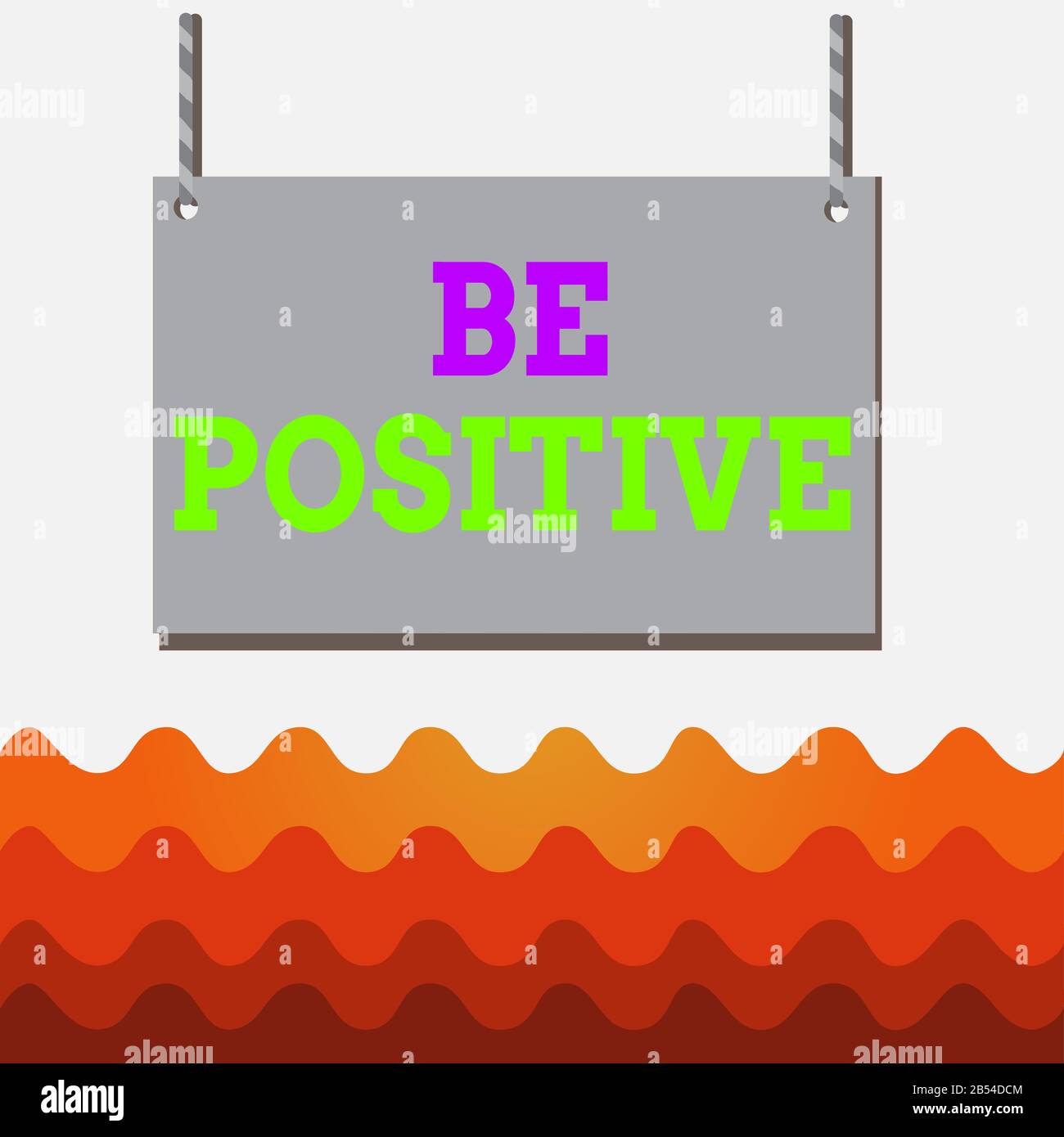 Conceptual hand writing showing Be Positive. Concept meaning giving ...