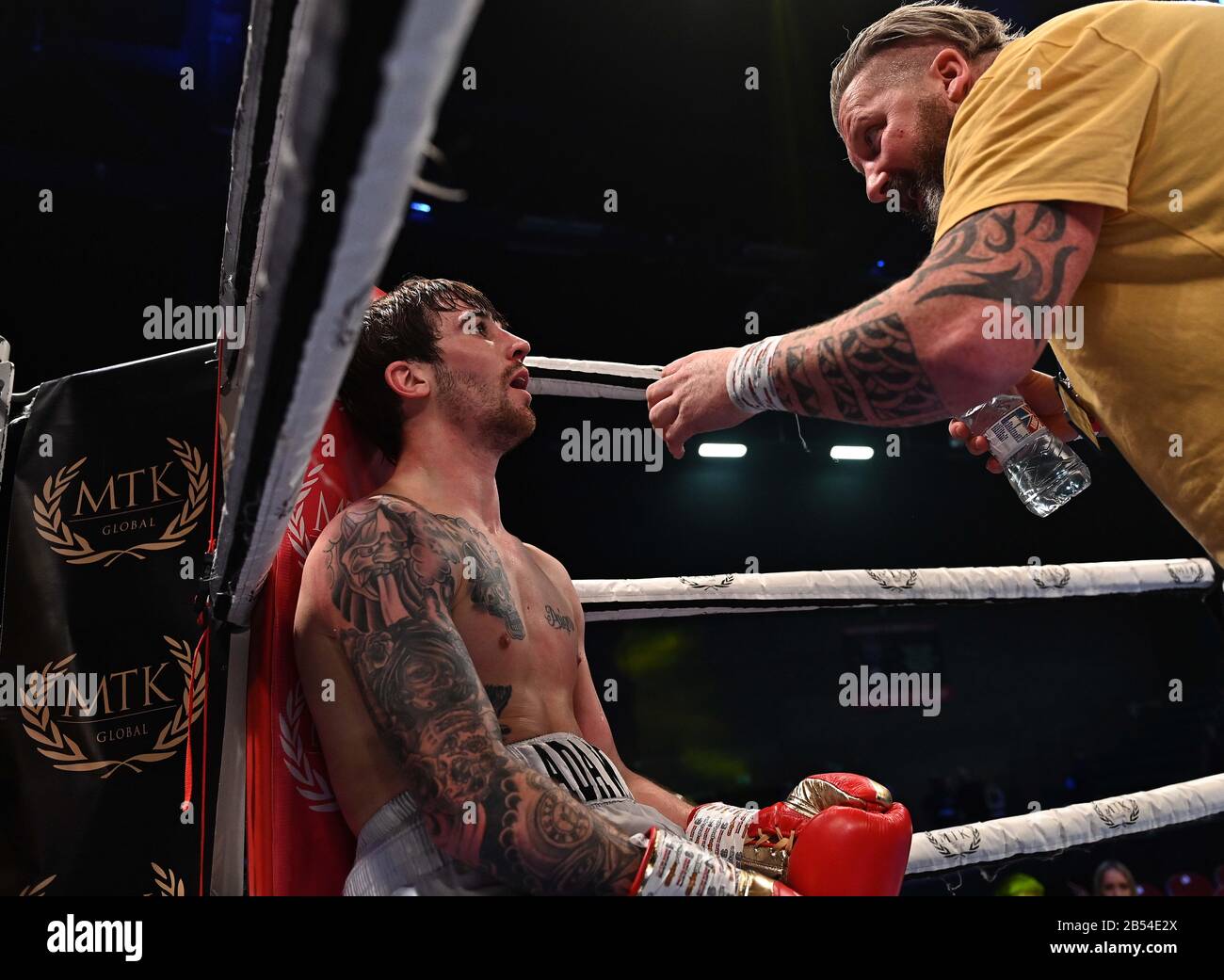 Brentwood, United Kingdom. 07th Mar, 2020. Bout 4. Super-lightweight ...