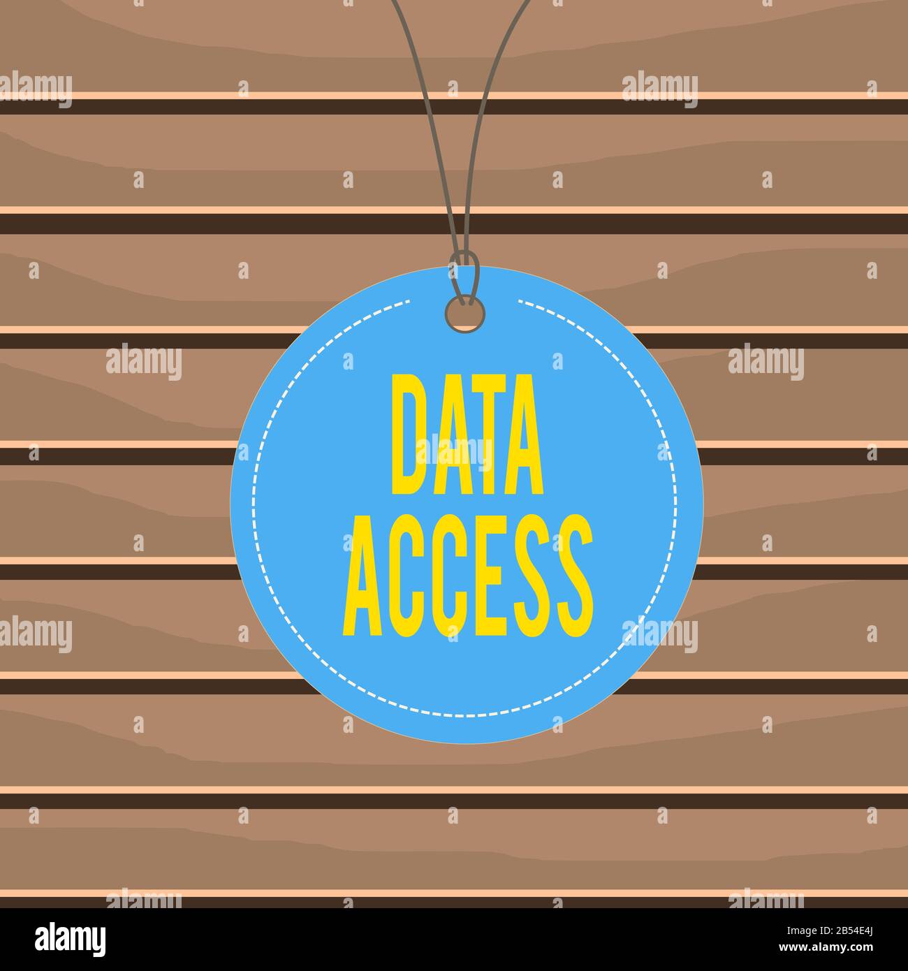 Conceptual hand writing showing Data Access. Concept meaning a user s is ability to access data ...