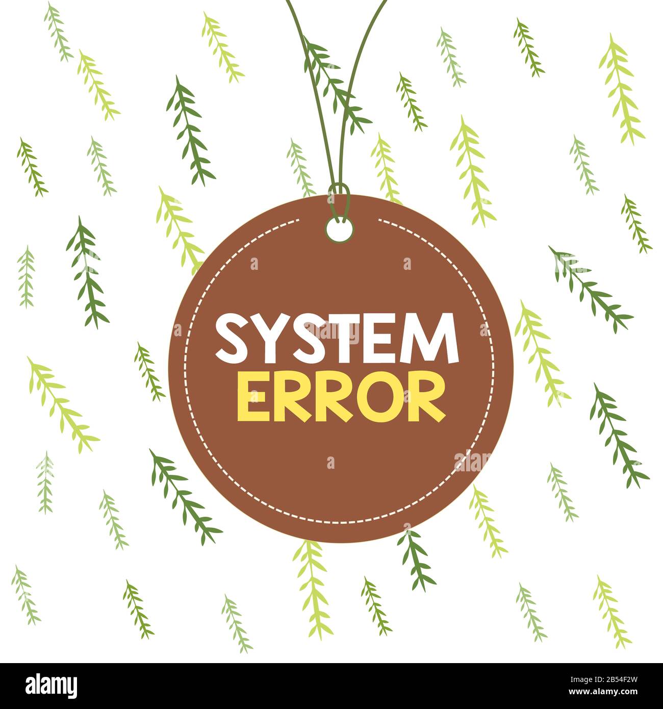 Handwriting text System Error. Conceptual photo instruction that is not ...