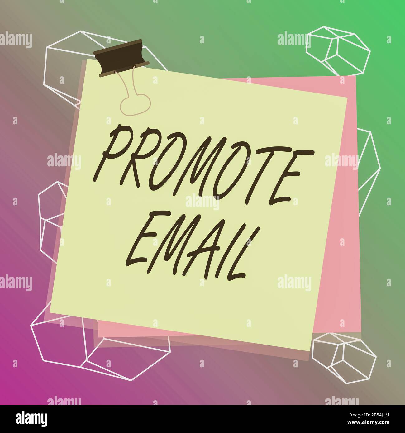 Word writing text Promote Email. Business photo showcasing sending a ...