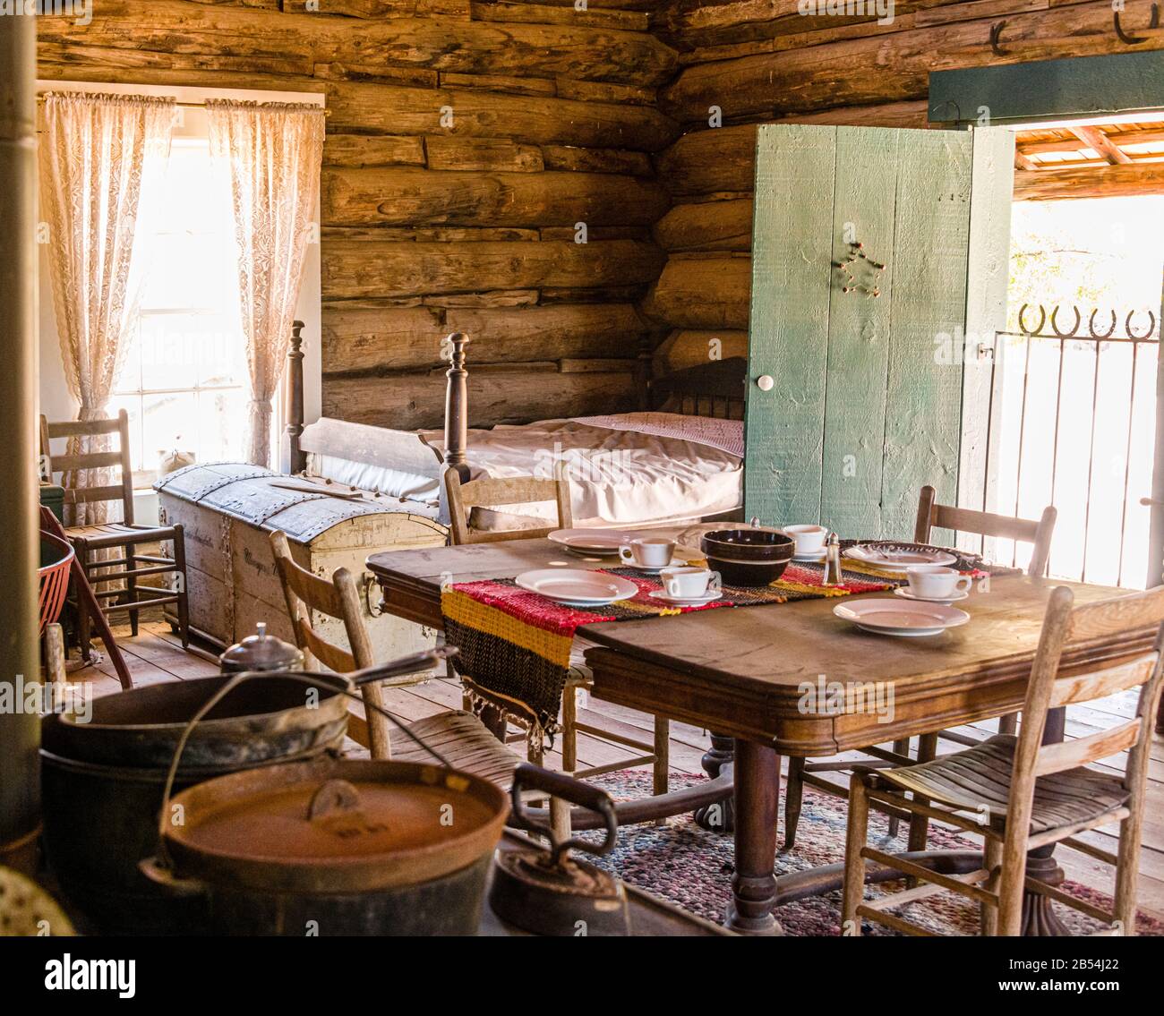 Pioneer Living History Museum: Victorian House Interior Stock Photo - Alamy