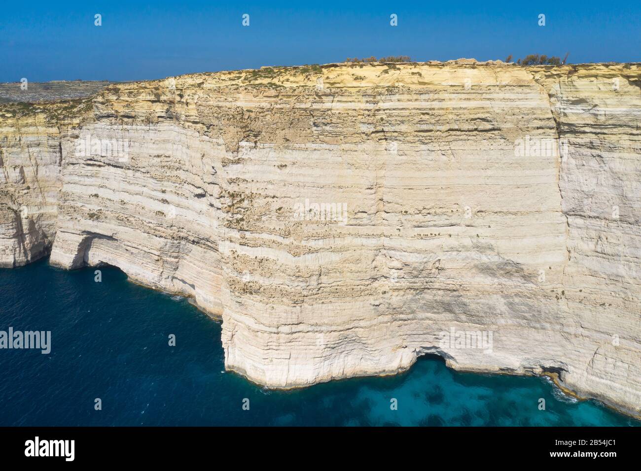 Aerial view of Sanap cliffs. Gozo island, Malta Stock Photo - Alamy