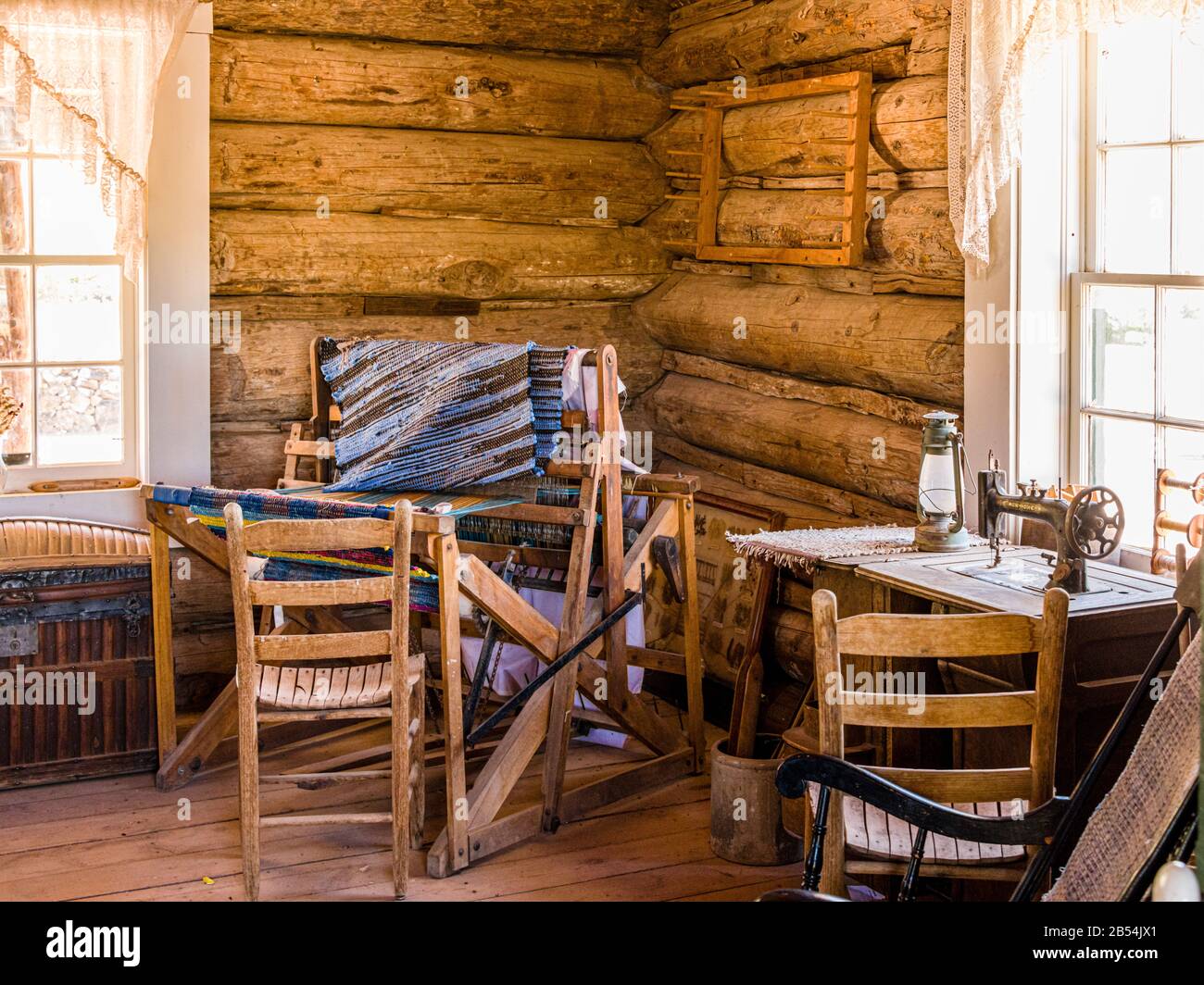 Pioneer Living History Museum: Victorian House Interior Stock Photo - Alamy