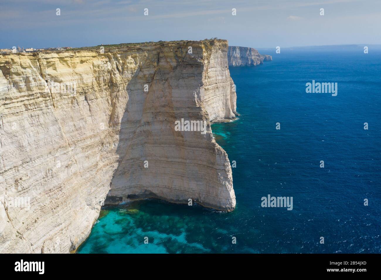 Aerial view of Sanap cliffs. Gozo island, Malta Stock Photo - Alamy