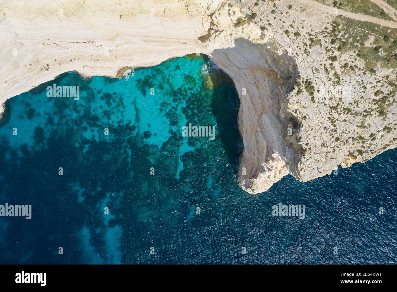 Aerial view of Sanap cliffs. Gozo island, Malta Stock Photo - Alamy