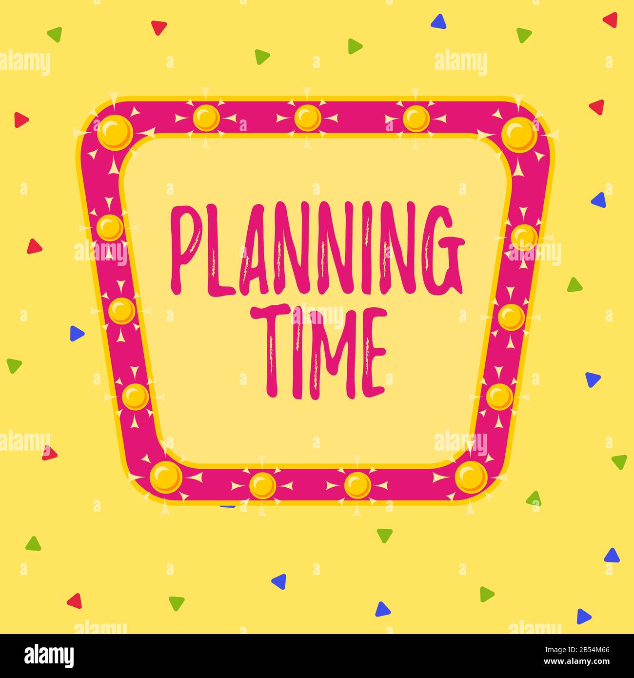 Writing note showing Planning Time. Business concept for Exercising ...
