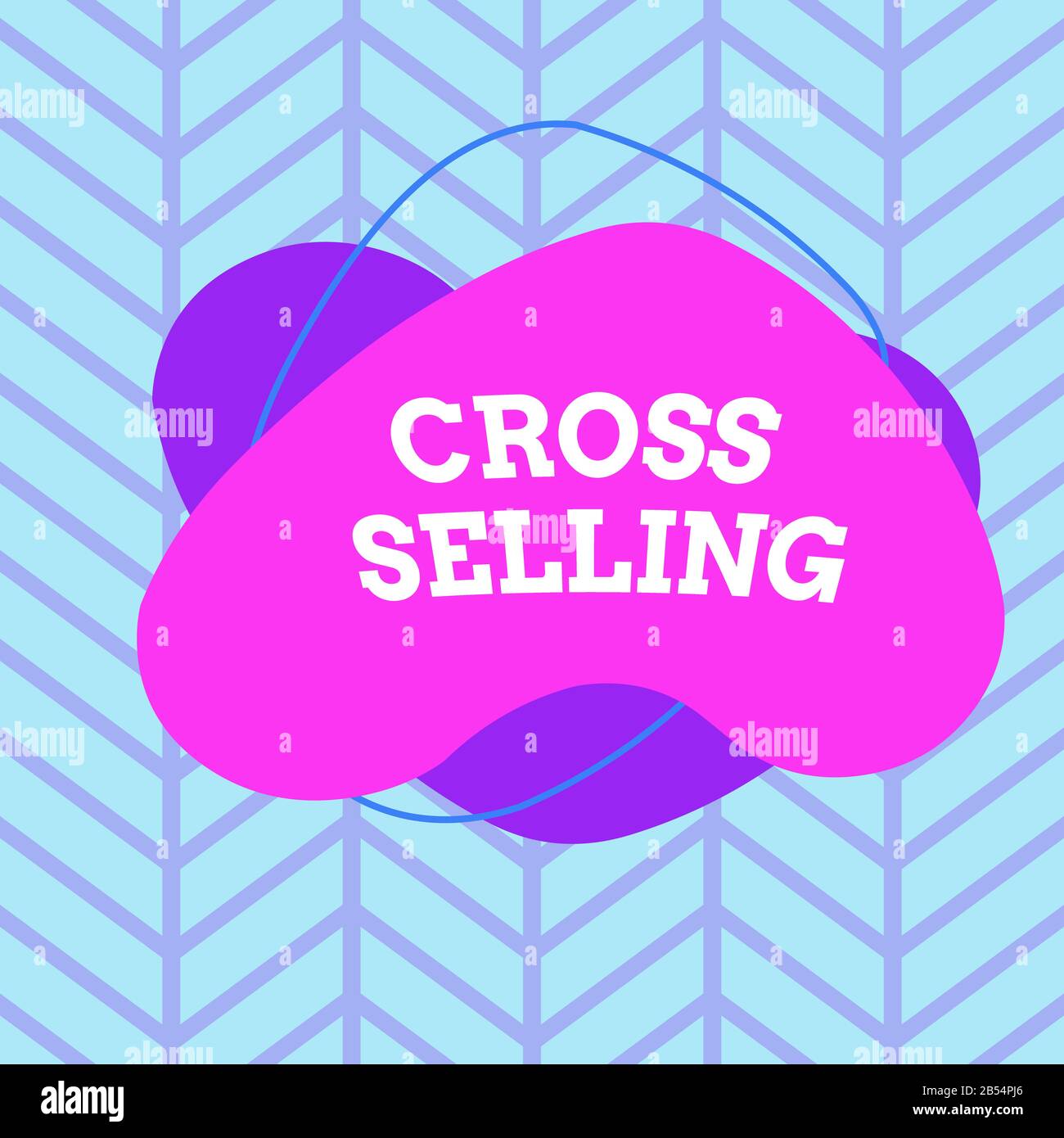 Text sign showing Cross Selling. Business photo showcasing to sell ...