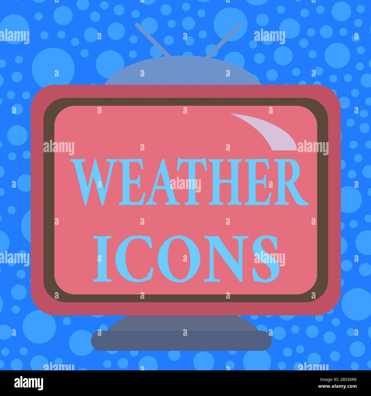 Handwriting text Weather Icons. Conceptual photo Plotted on a synoptic ...
